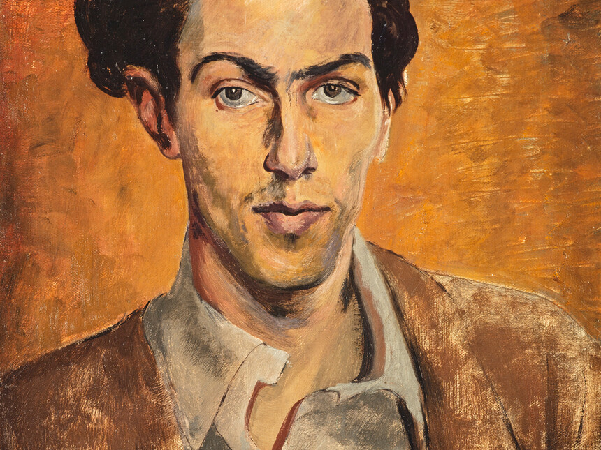 Robert Colquhoun (1914-1962), Self-portrait, c.1940, Oil on canvas, 41 ...