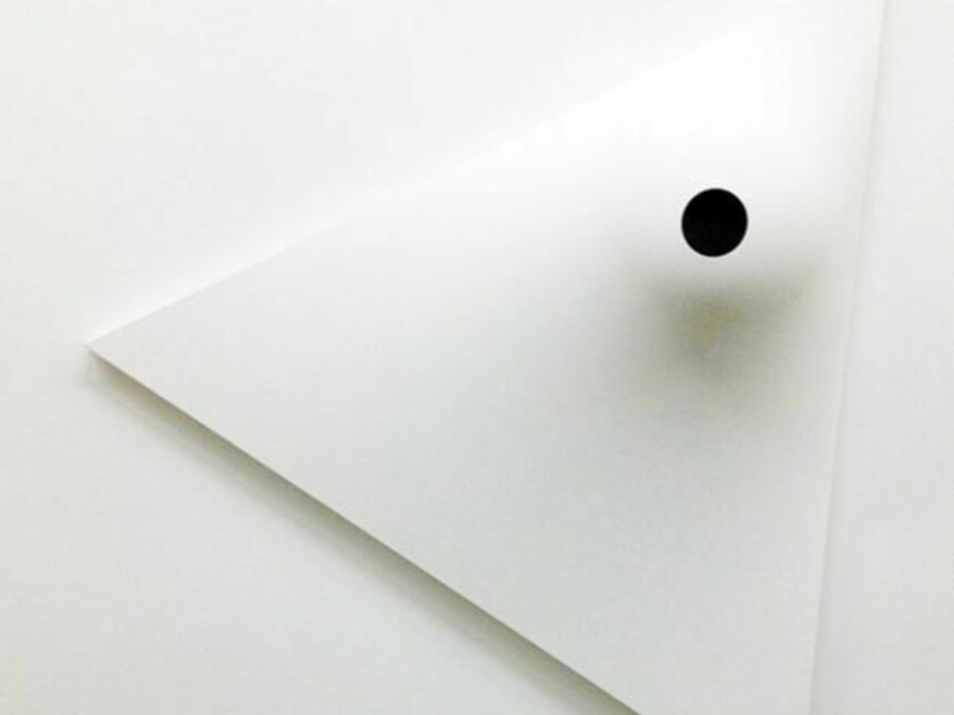 Norio Imai, White Ceremony - 60 Degrees , 1967/2013, 35 ½ x 34 x 7 ...