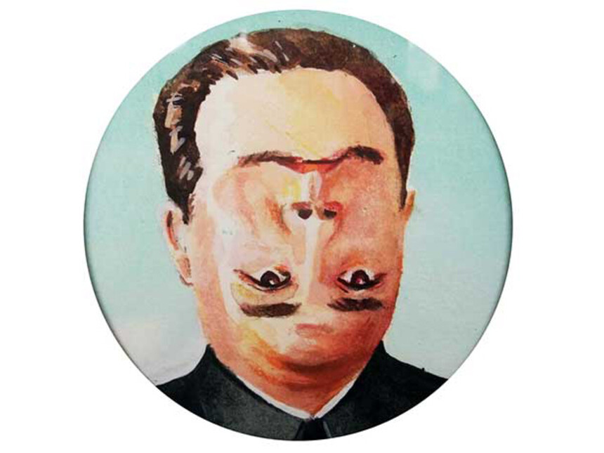 Darren Coffield, Kim, watercolour on paper, 10 cm x 10 cm, 2014 ...