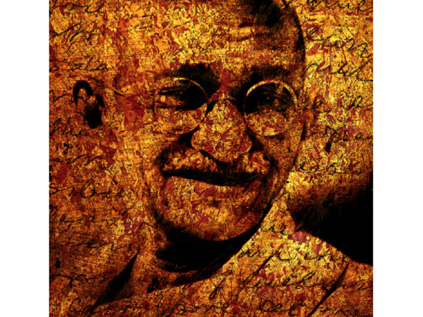 Gandhi, 2014 by Paul Gerben | Lilac Gallery