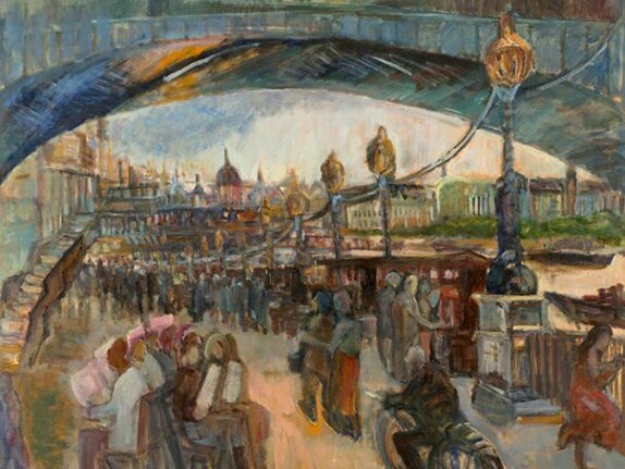 Suzanne Perlman. Painting London | Meer