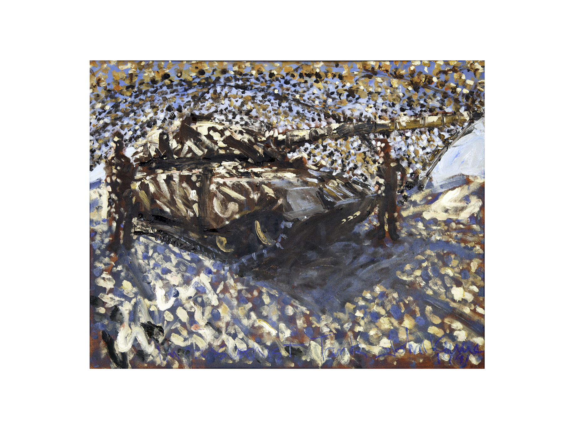 John Keane, Impressionist Tank, 1991, Oil on canvas © John Keane ...