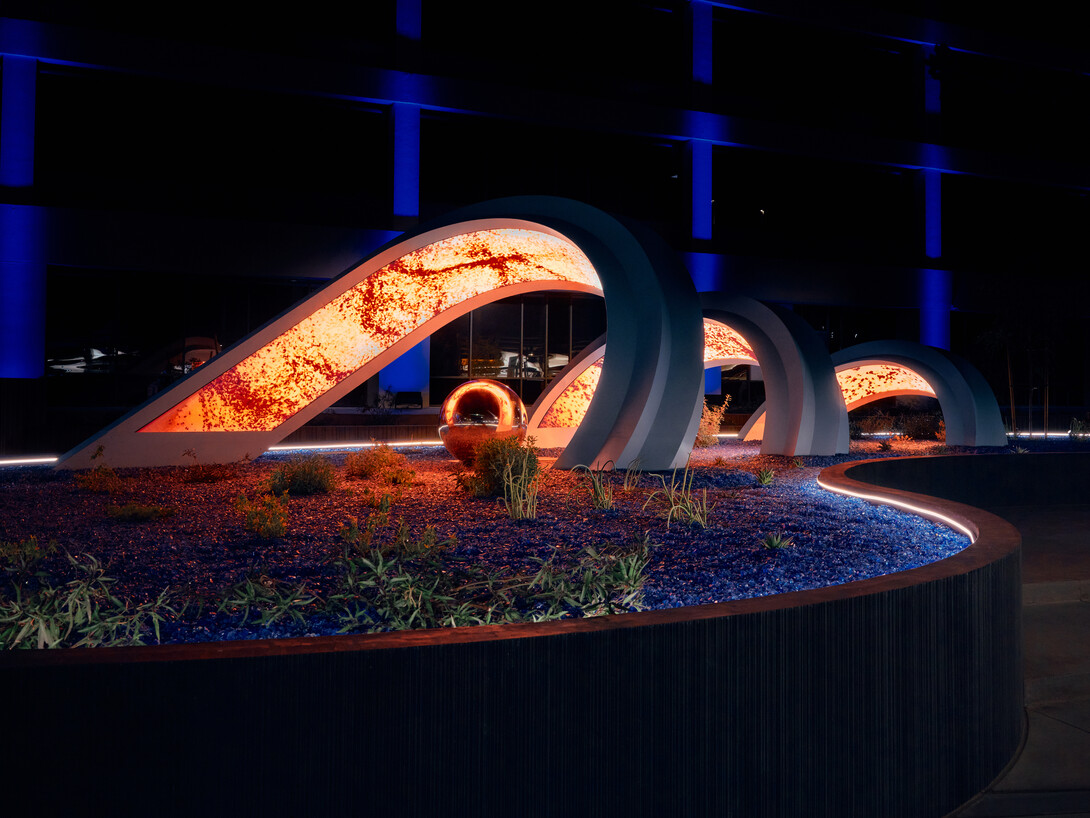 Adrian Yu unveils major public artwork, Strata | Meer