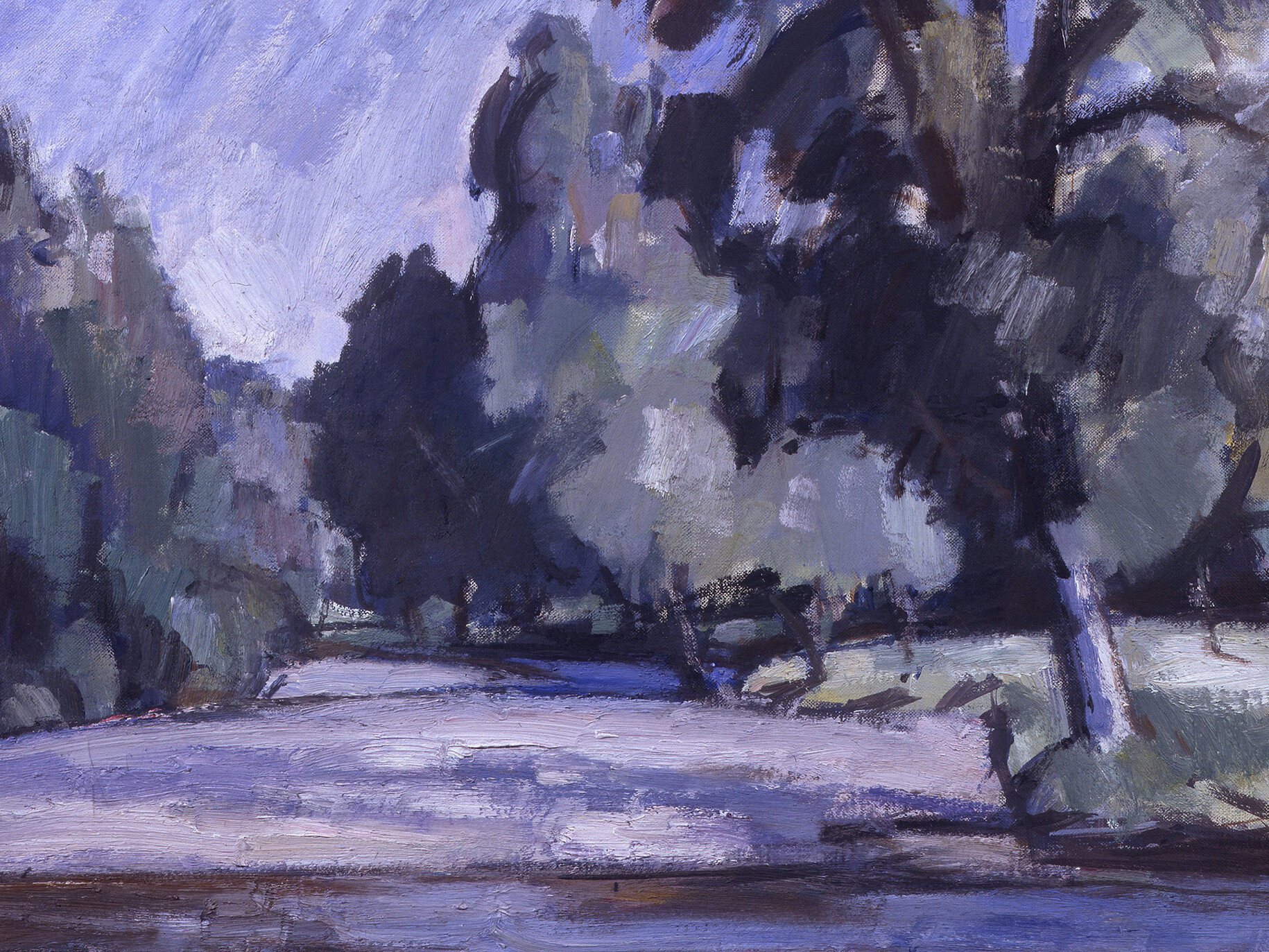 Samuel John Peploe, Trees at Cassis, c. 1913, oil on board © The ...