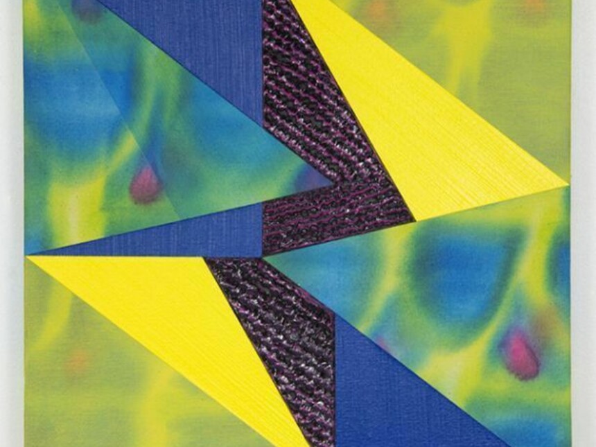 Nichole van Beek, Extrovert, 2014, acrylic on canvas, 15 x 15 inches ...