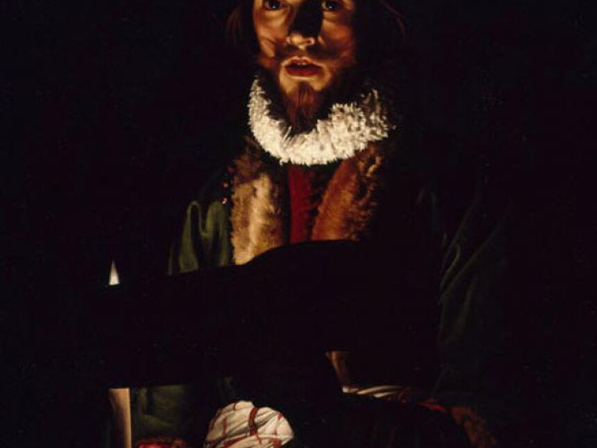 A Man Singing by Candlelight, about 1625-35 by Adam de Coster. The National Gallery of Ireland ...