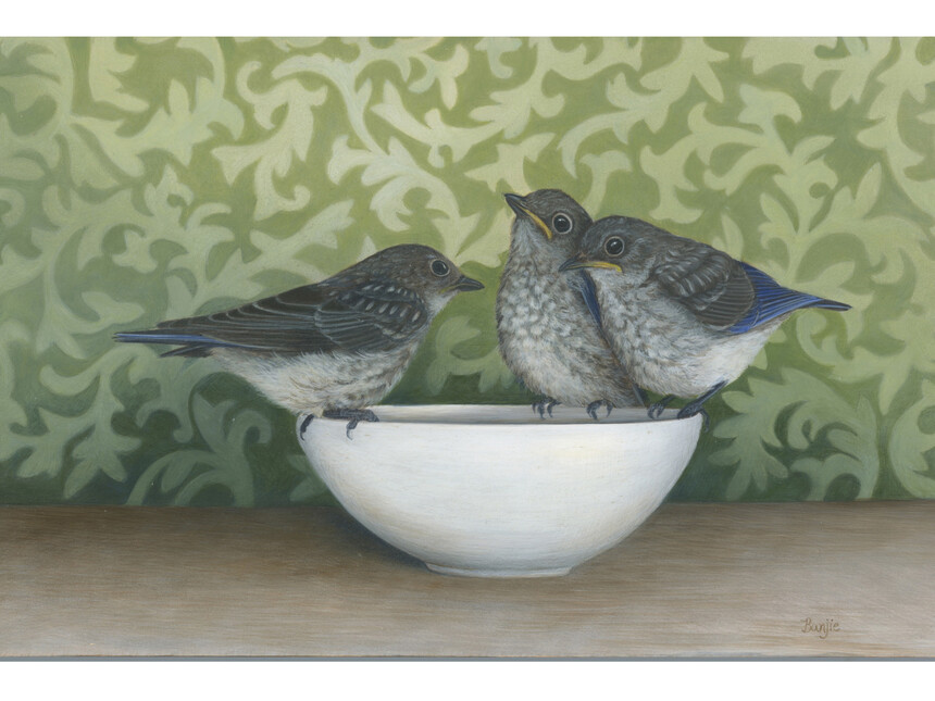 Banjie Getsinger Nicholas, Bowl of Blue | Gregory James Gallery