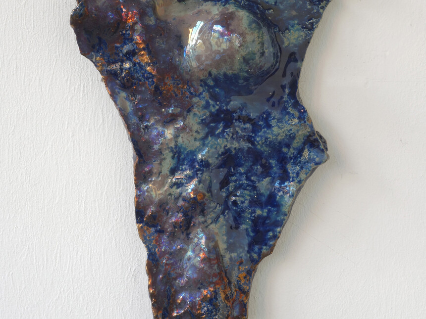 Markus Karstiess, Stoner (Sky II), 2015, Lustre glazed ceramic, 34 x 20 ...