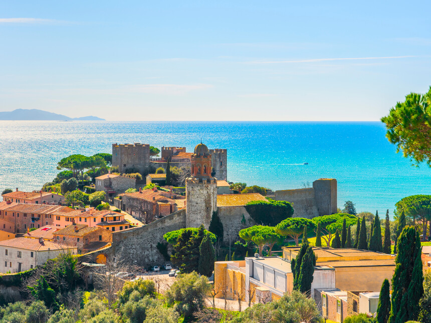 An American in western Italy | Meer