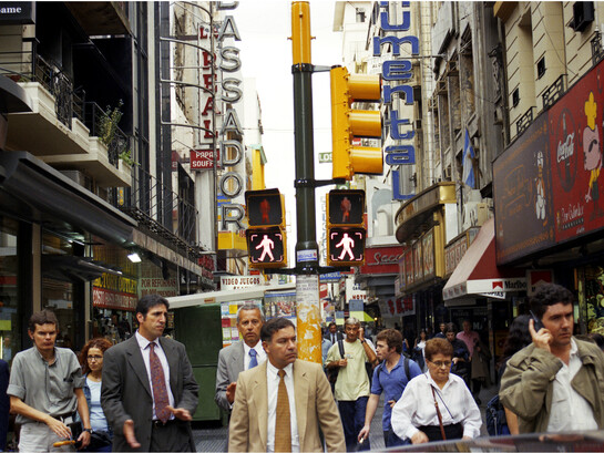 Alberto Goldenstein, Rue Lavalle (Calle Lavalle), série Flaneur, 2004 ...