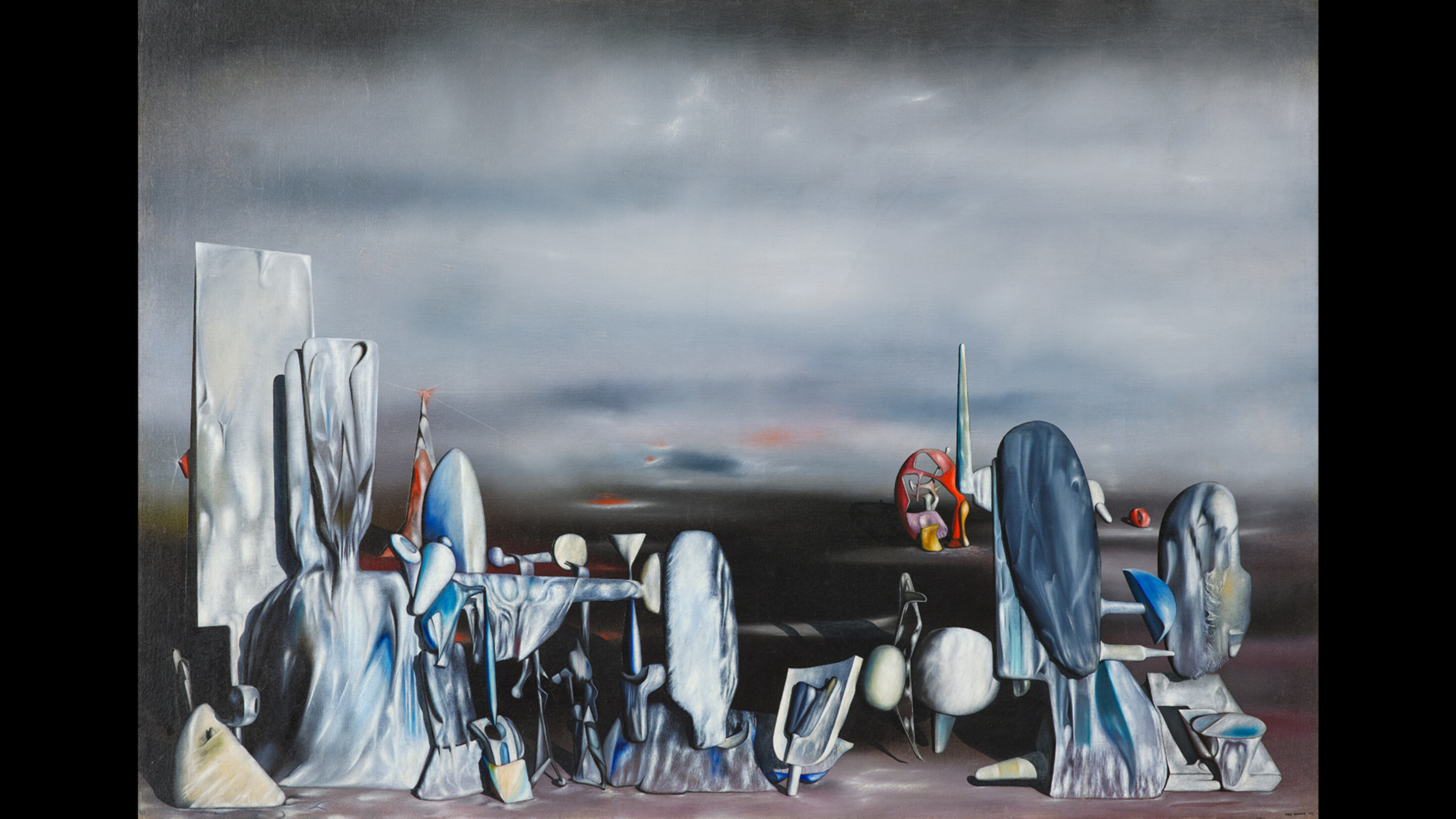 Kay Sage and Yves Tanguy. Ring of iron, ring of wool | Meer