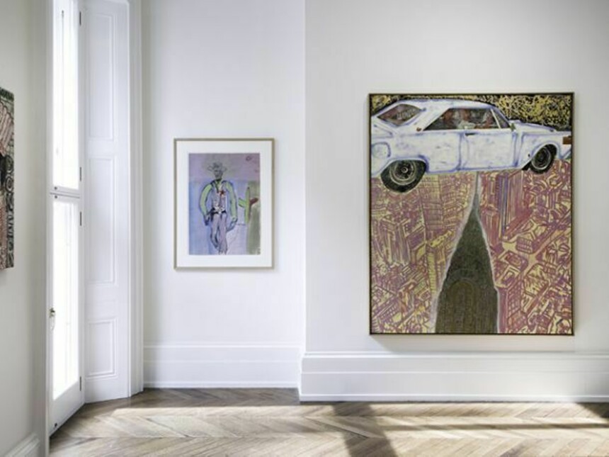 Peter Doig, Early Works, installation views, Courtesy Michael Werner ...