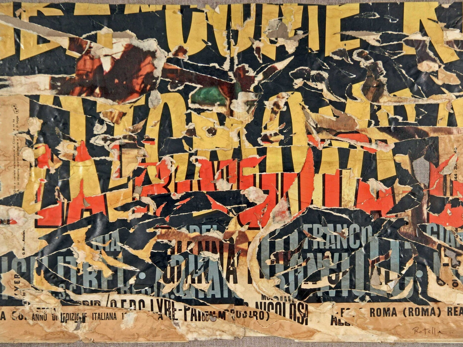 Mimmo Rotella. Decostruzioni Urbane | Meer