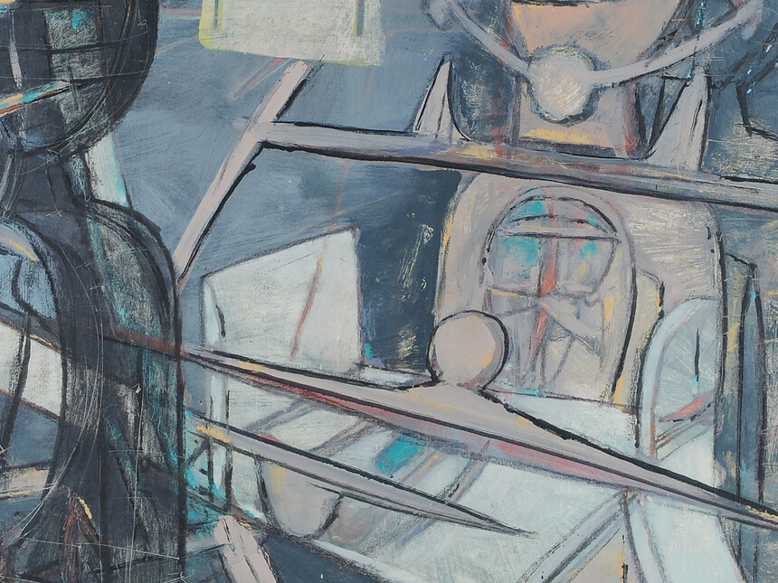 Science in Surrealism, Matta Black, Mirror (detail) | Gallery Wendi Norris