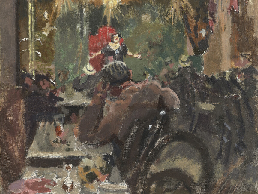 Walter Sickert, Au Café Concert, Vernet’s Dance Hall, 1920, oil on ...
