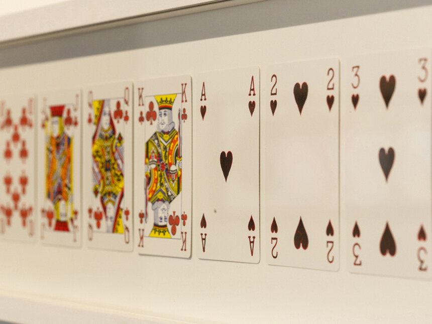 False Memory Archive: A full deck of hand painted ‘reverse colour ...