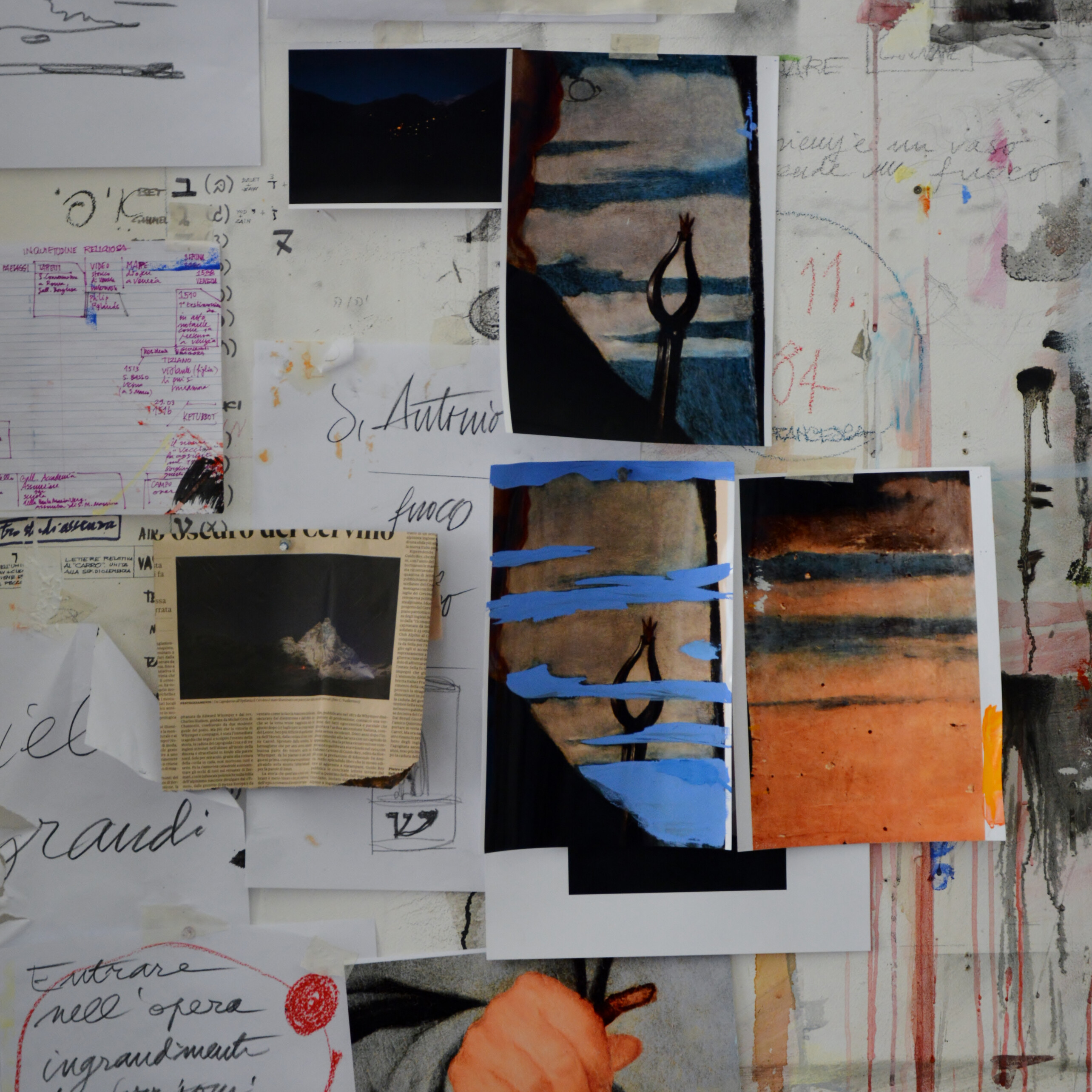 Giovanni Bonaldi, Scatto dell’interno dello studio | Galleria Marelia