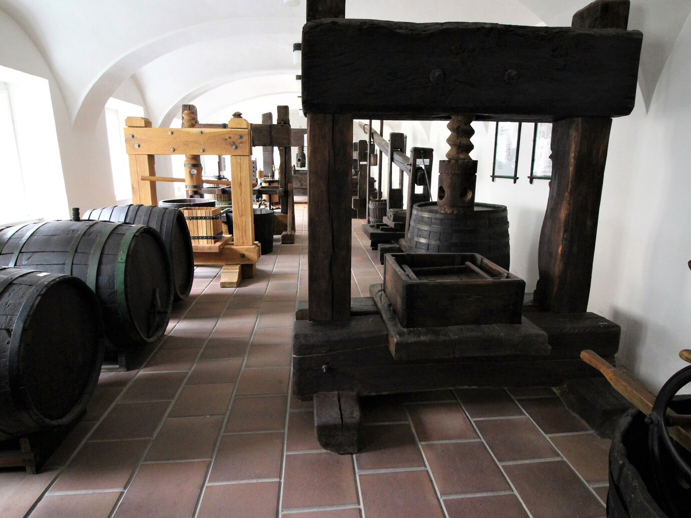 Exposition of Historic Wine Presses and Wine-Making Tools | Meer