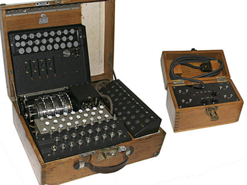 Enigma Machine. Courtesy of The Military Museums | The Military Museums