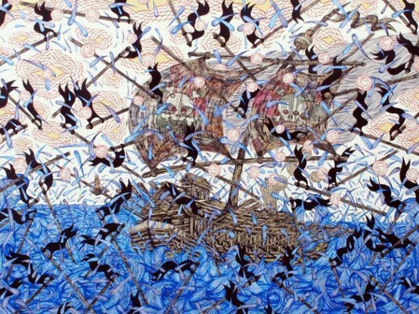 Andrew Schoultz. New Work | Meer