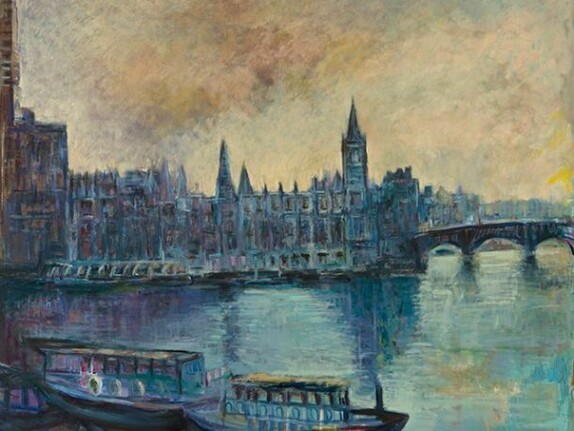 Suzanne Perlman. Painting London | Meer