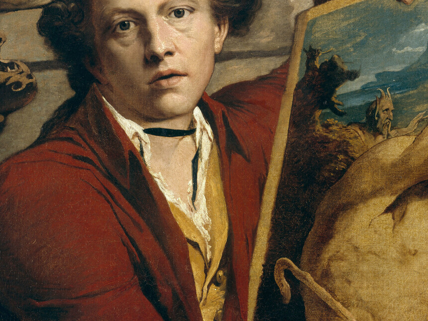 James Barry (1767-1770), Self-portrait as Timanthes, begun c.1780 ...