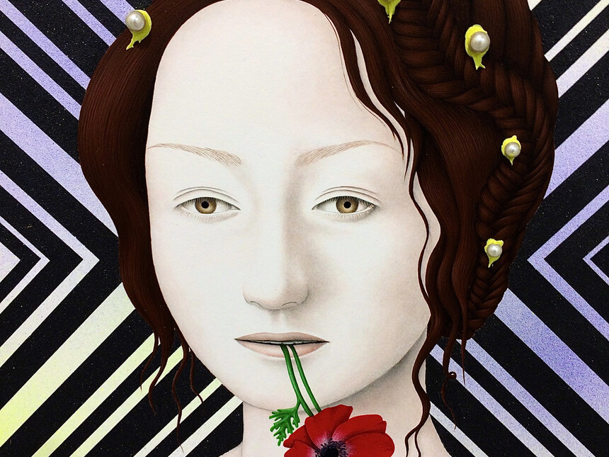 Aya Uekawa, ‘Good’ Girl Julia (Caesar’s Daughter), 2015, Acrylic on ...
