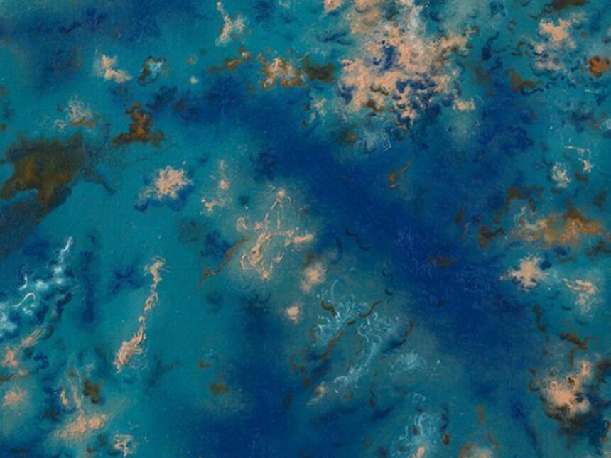 Cai Jin, Landscape No. 86, 2013, Oil on canvas, 15 3/4 x 15 3/4 in (40 ...