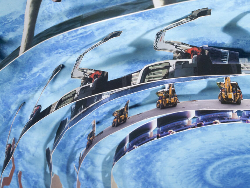 Eric Dyer, New Construction, 2005-2014, Cut inkjet prints, foam board ...