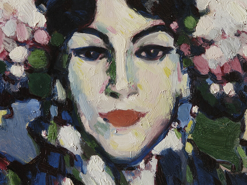 John Duncan Fergusson, Hortensia, 1910, Oil on canvas, The University ...