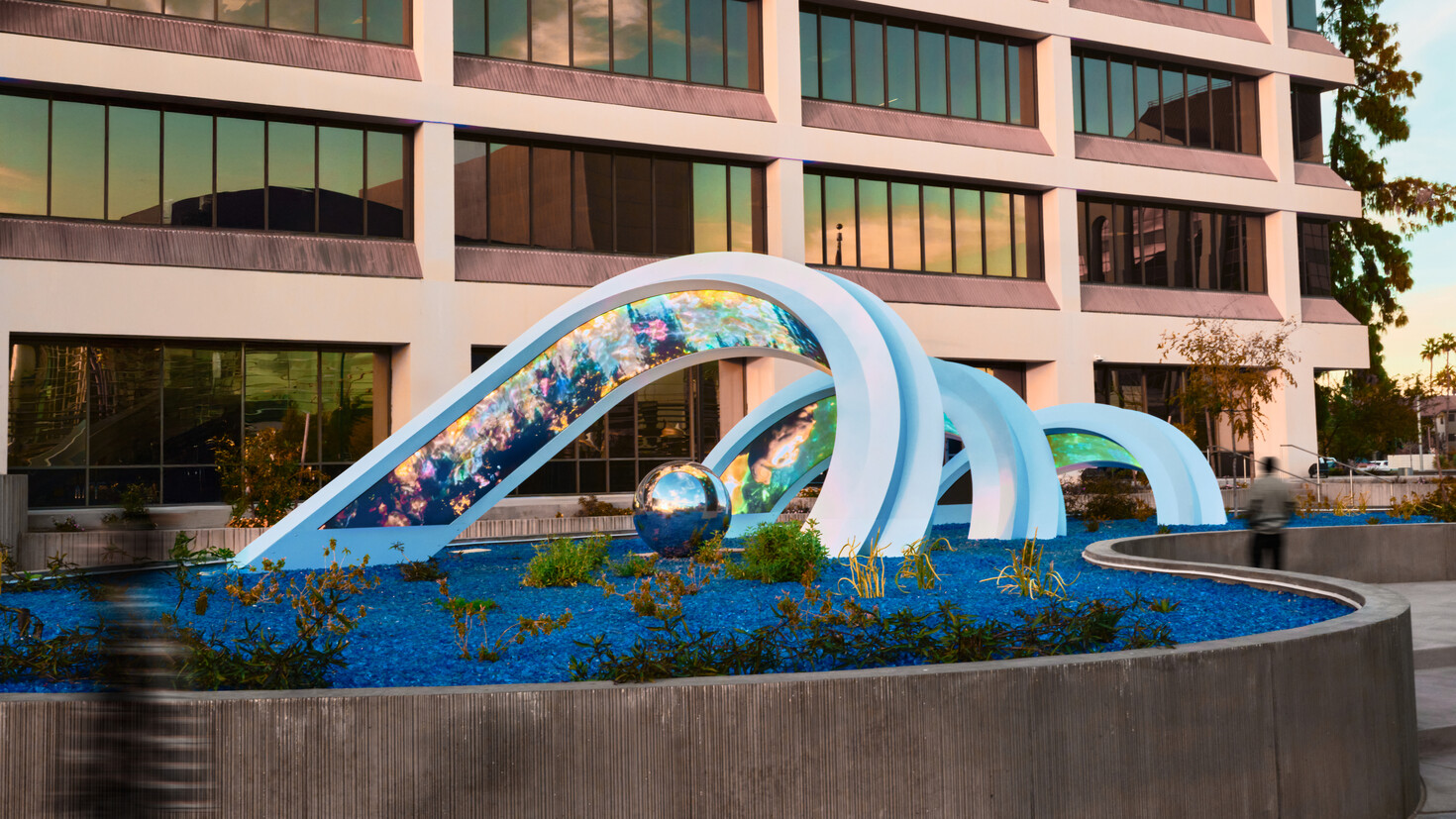 Adrian Yu unveils major public artwork, Strata | Meer