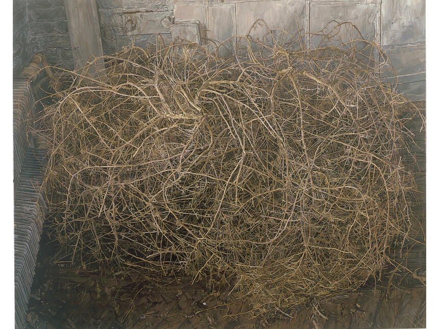 Ellen Altfest, Tumbleweed, 2005, Oil on canvas, 42 x 52 in. (106.7 x ...