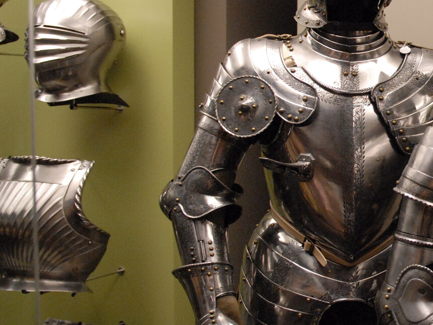 Arms and Armour Gallery. Courtesy of Royal Museum of the Armed Forces ...