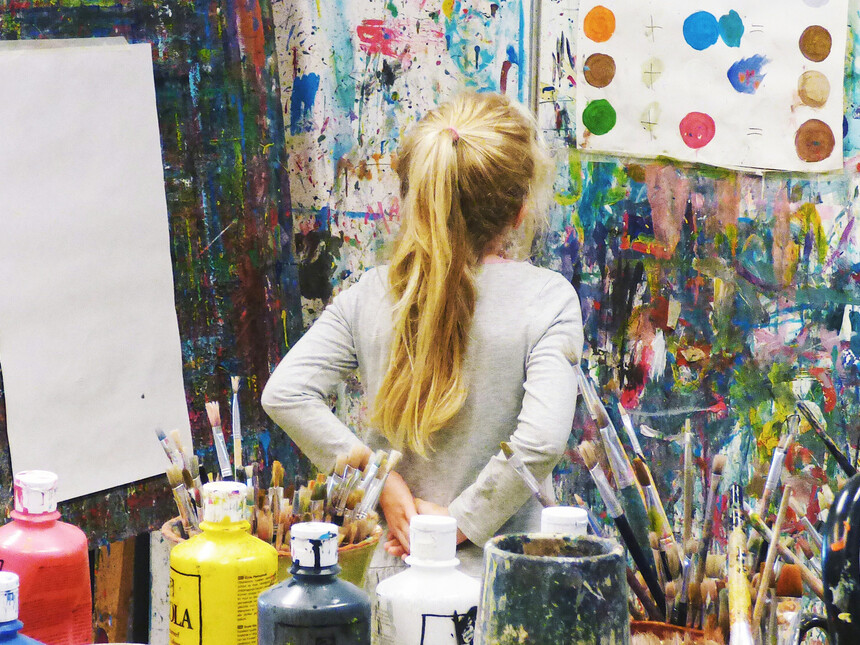 Soy la pintura y estoy en el color | Meer