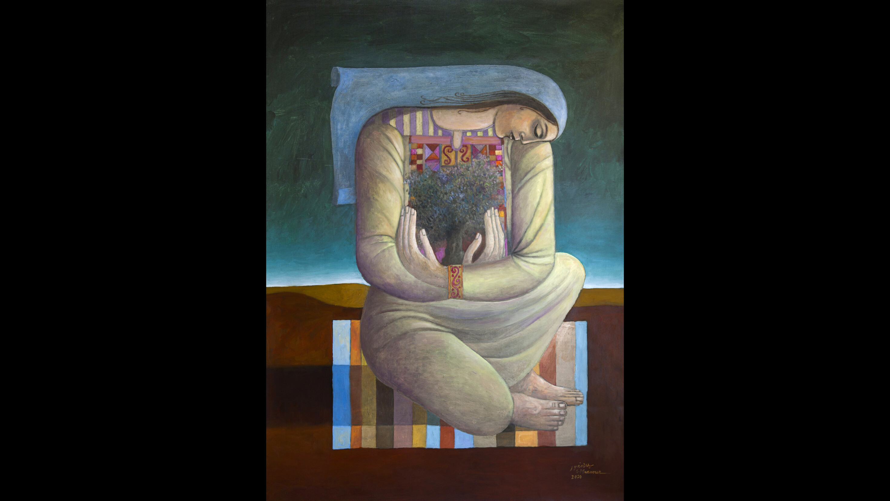 Sliman Mansour. Limited edition | Meer