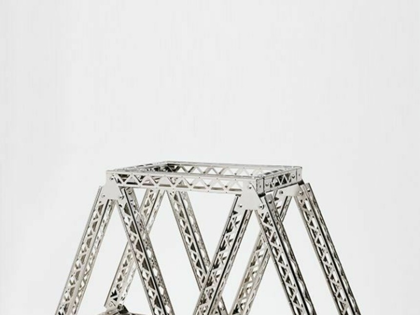 Chris Burden, Trapezoid Bridge, 2003, Stainless steel reproduction ...