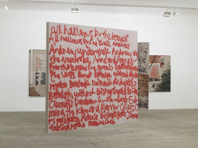 All images: Caragh Thuring, exhibition view, Chisenhale Gallery, 2014 ...
