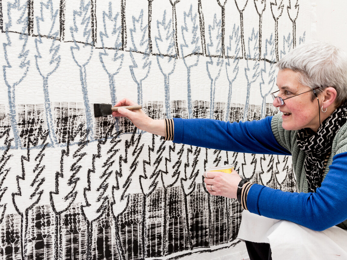 Pauline Burbidge. Quiltscapes & Quiltline | Meer