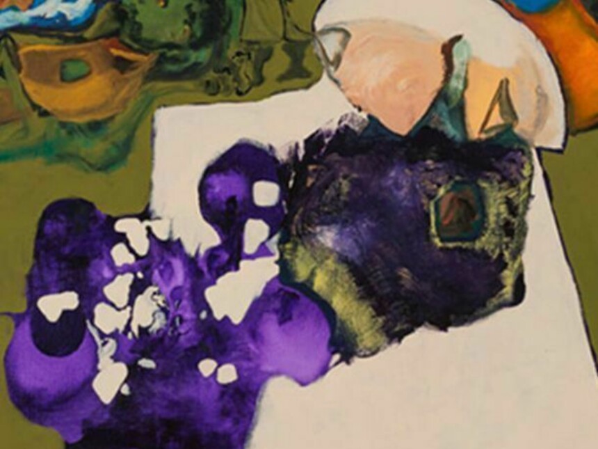 Jorge Queiroz, detail of Saturn, 2013, Oil and acrylic on canvas, 180 x ...