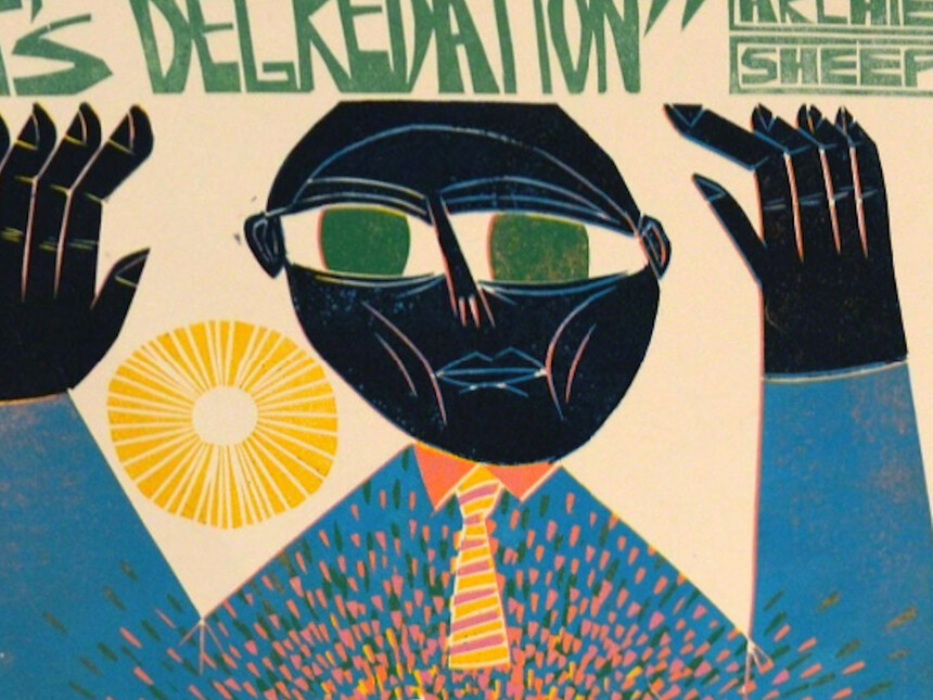 Paul Peter Piech, Jazz is a symbol of..., Archie Sheep, 1995. Courtesy ...