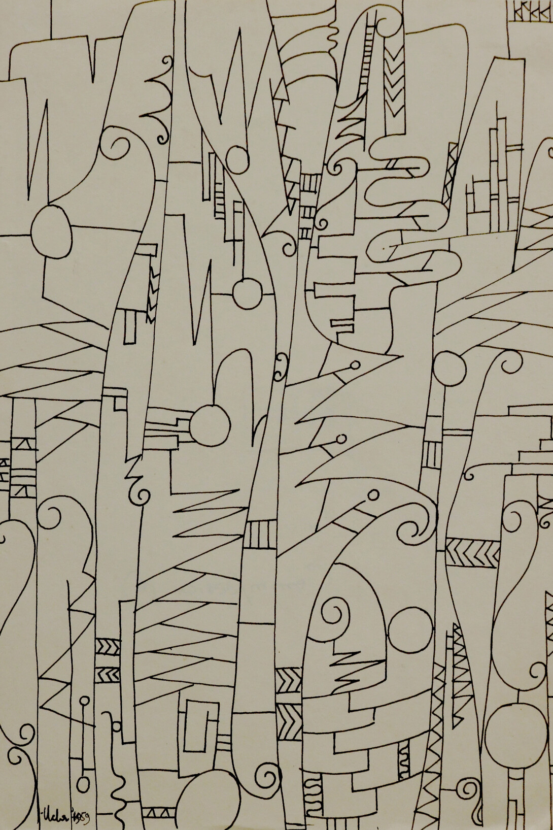 Uche Okeke. Works on Paper, 1958-1993 | Meer