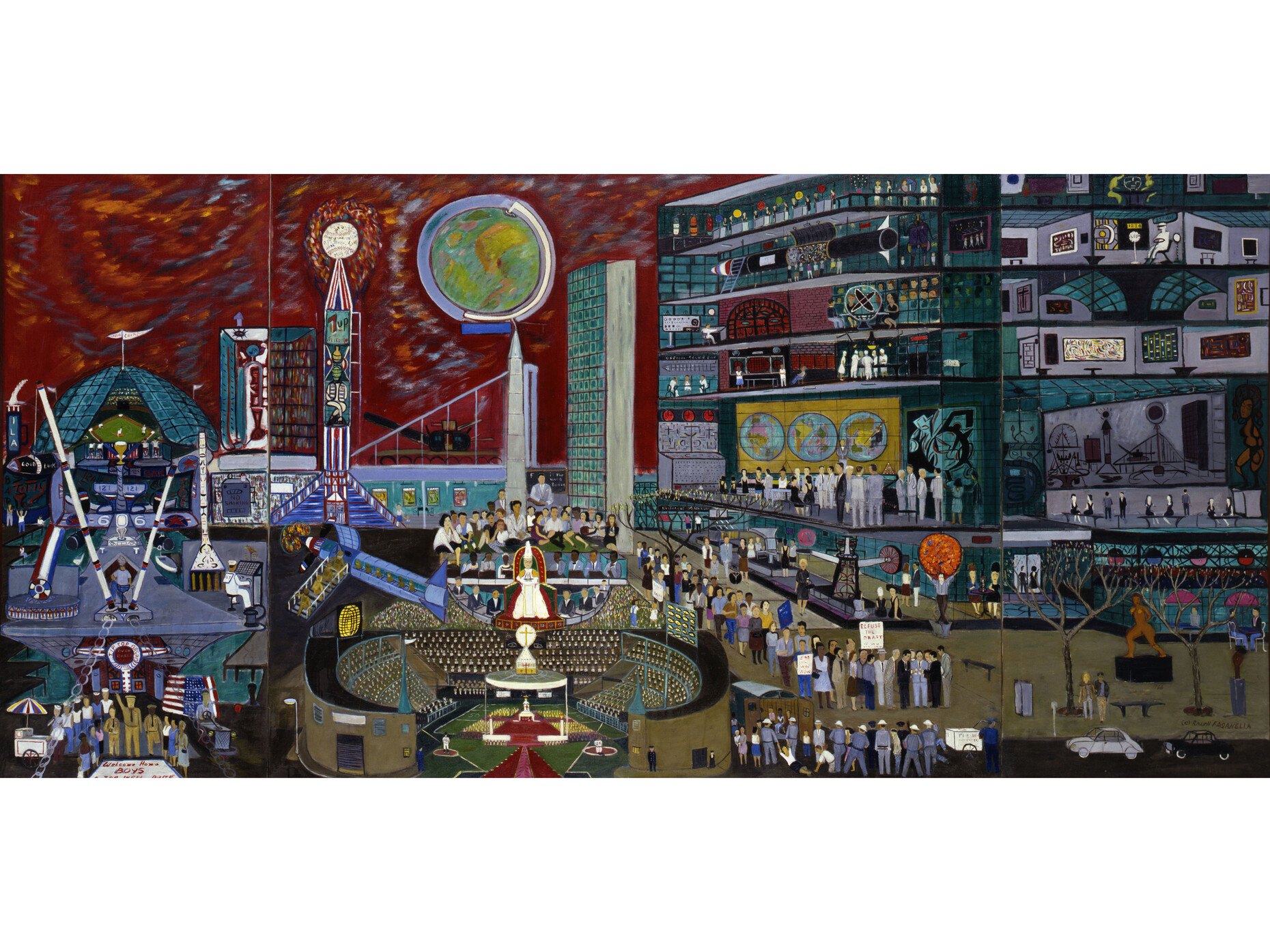 Ralph Fasanella. Lest We Forget | Meer