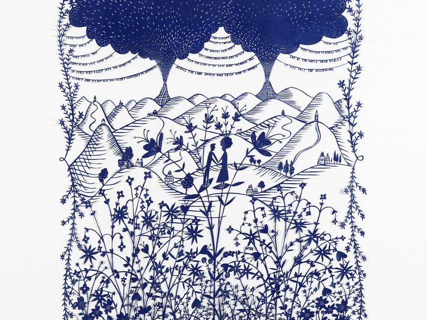 Rob Ryan, It Was Only The Beginning, papercut, 2013 © and Courtesy the ...