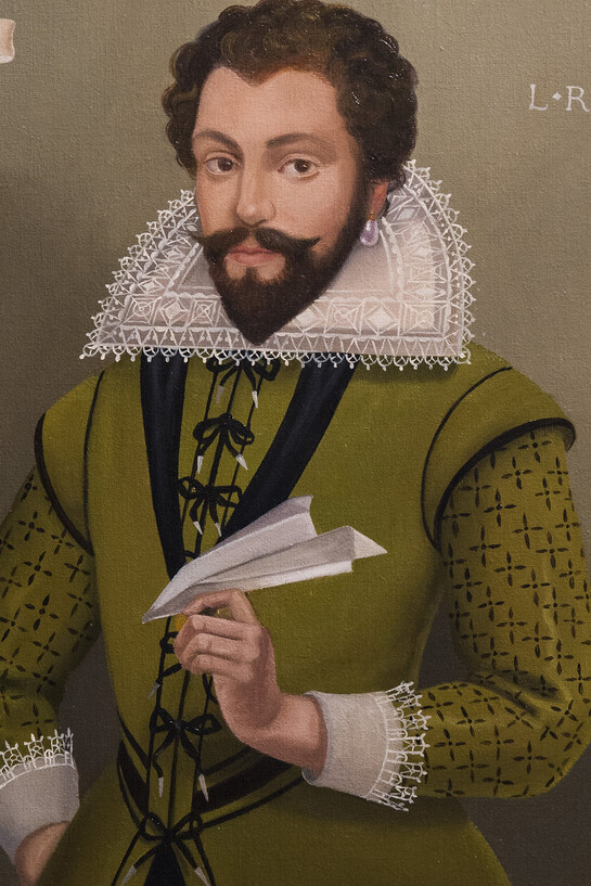 Lizzie Riches, Born 1950, ‘Flight of Fancy’, oil on canvas, 40 x 30 cm ...