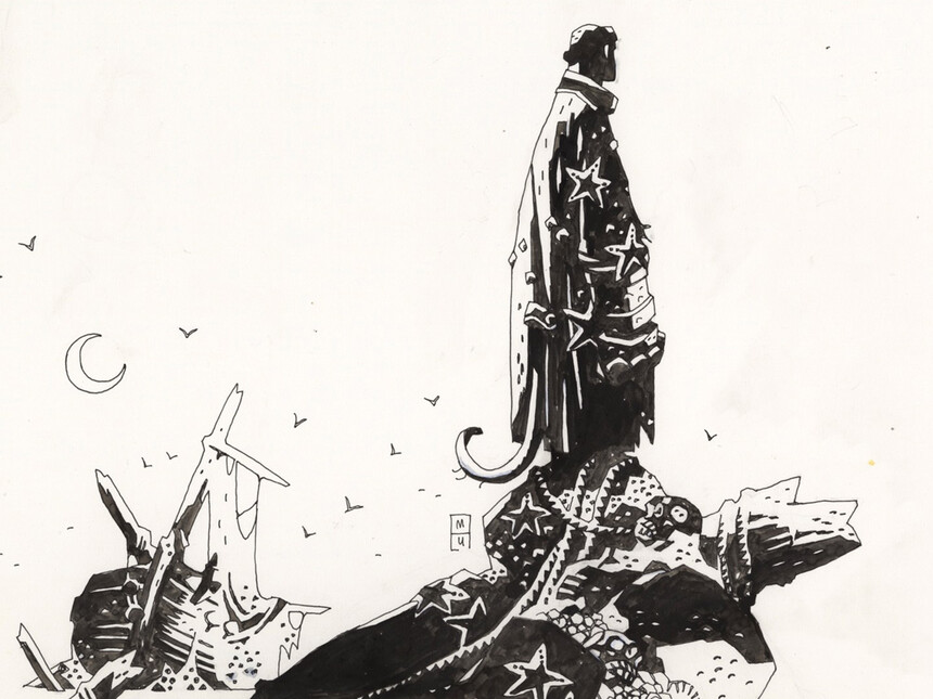 Hell, ink and water: the art of Mike Mignola | Meer
