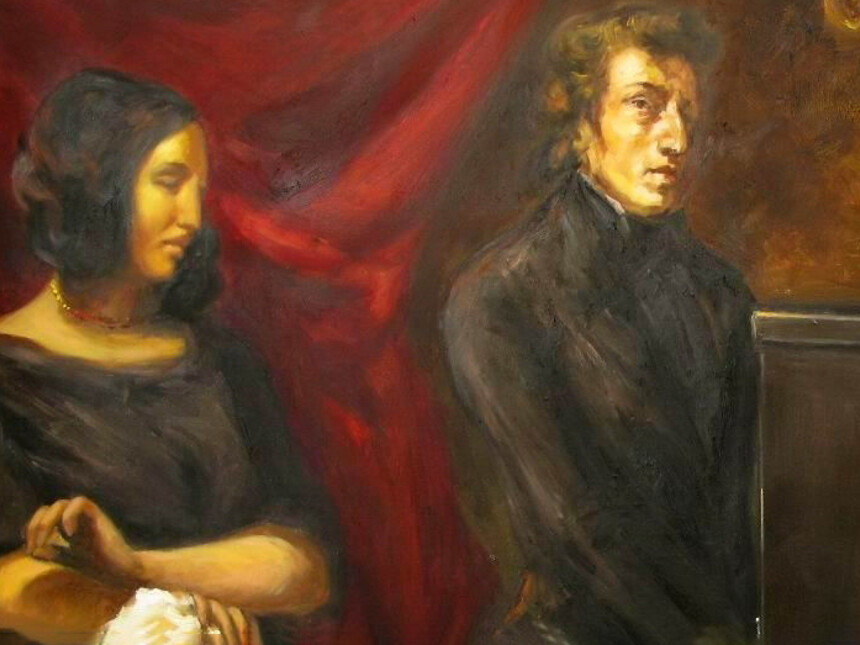 Chopin, George Sand e la tela a olio di Delacroix | Meer