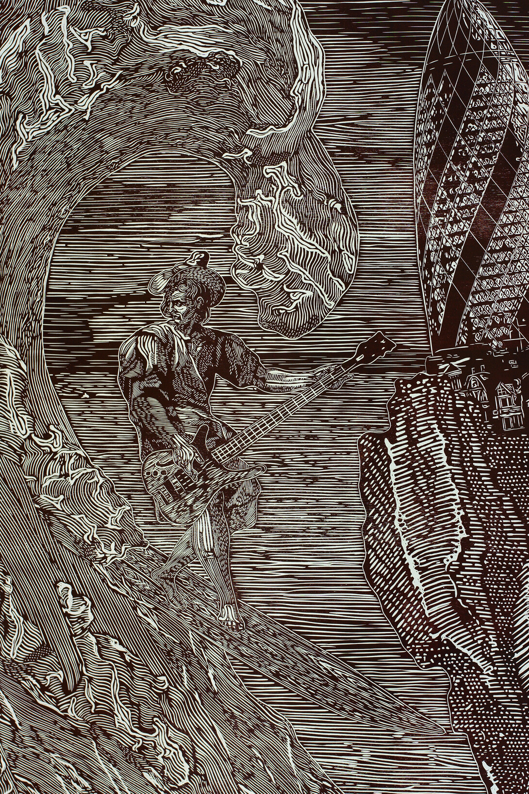 Hans Weigand. Falling waters, rising skies | Meer